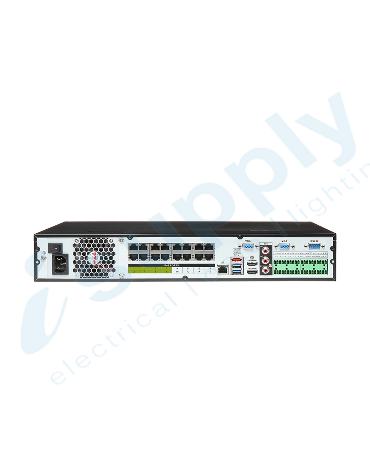 VIP Vision Professional 16 Channel Network Video Recorder With EPoE ...