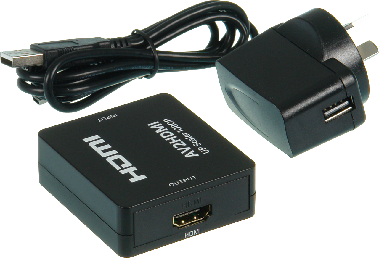 ProquipDigital Mini Composite To HDMI Converter 17HAV2HDMI