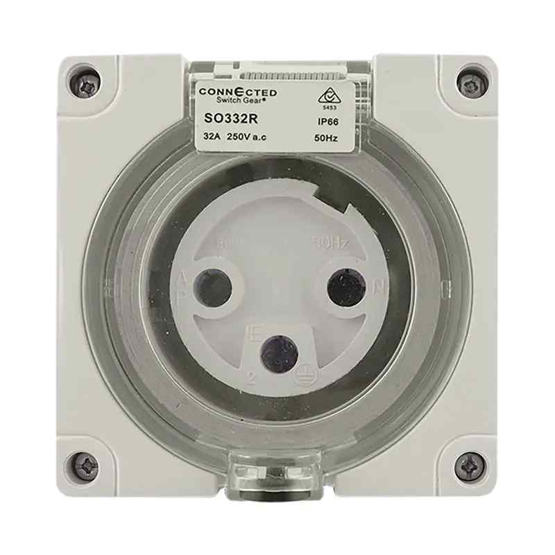 CGS IP66 Socket Outlet 3 Pin – 250V 32A