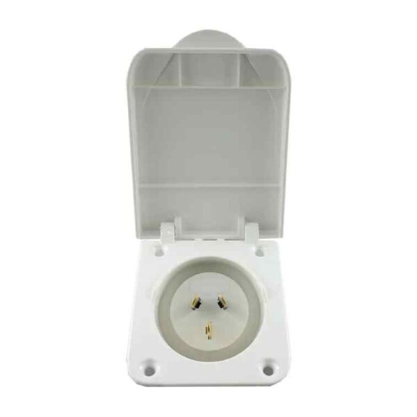 CGS Caravan Inlet Male – 3 Pin 250V AC 10A