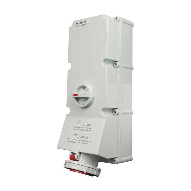 CGS IP67 Combination Switched Socket Outlet Interlock 5 Pin 400V 125A