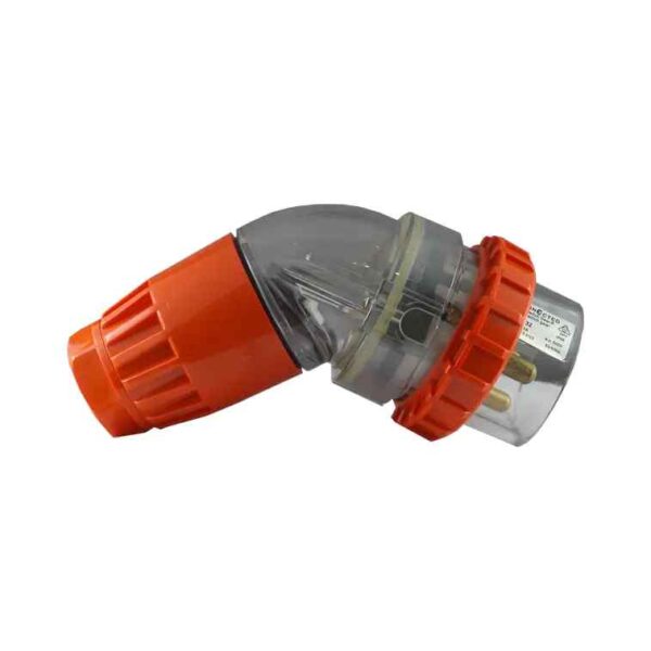 CGS IP66 5 Pin Angled Plug – 500V 20A