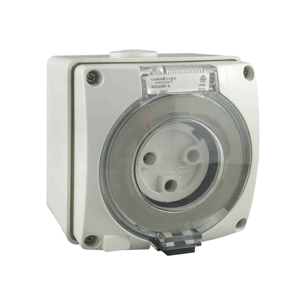 CGS Socket Outlet 4 Pin 32A 250V IP66